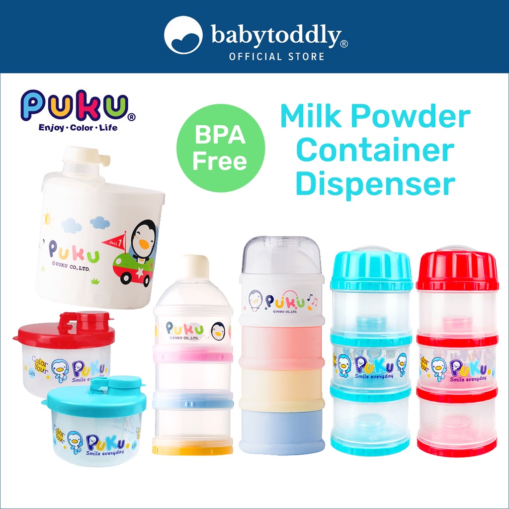 Puku Baby Milk Powder Container Dispenser Many Types | Shopee Singapore