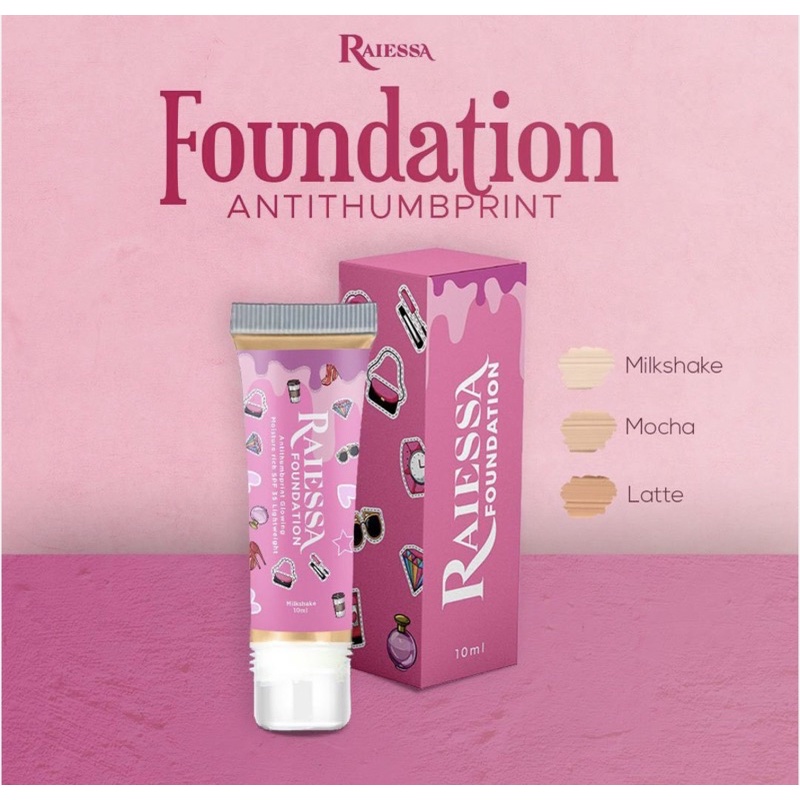 [SG SELLER] Raiessa Anti-Thumbprint Foundation 30ml | Shopee Singapore