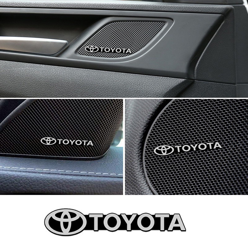 [Ready Stock] Aluminum Car Music Player Sticker Emblem Audio Speaker ...