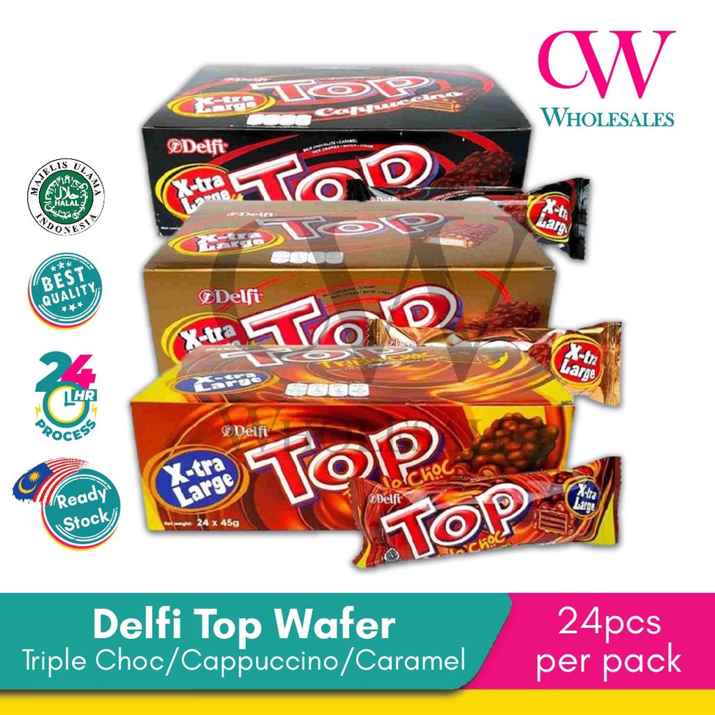 Delfi Top Choco Wafer Choco Crispies Triple Chocolate Caramel ...
