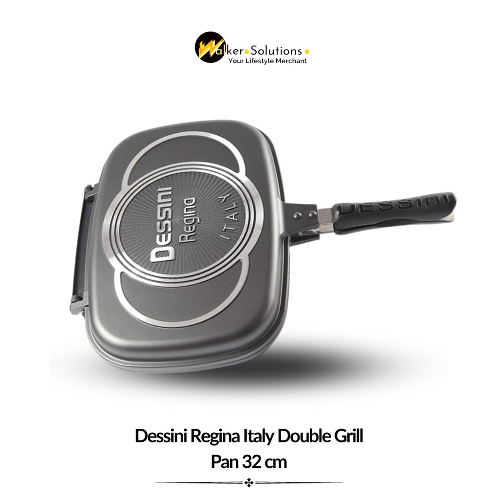 Dessini Double Grill Pan 32 cm =READY STOCK= | Shopee Singapore