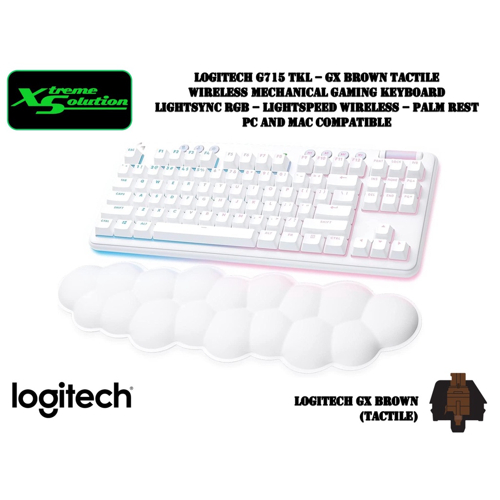 Logitech G715 TKL - Wireless Mechanical Gaming Keyboard | Lightsync RGB ...
