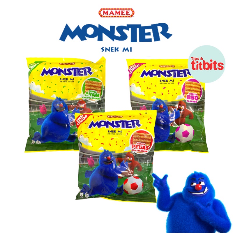 BUNDLE X 3 Mamee Monster Family Pack 8 x 25g | Shopee Singapore