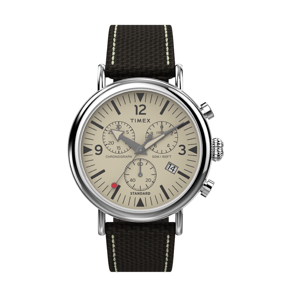 Timex Standard Chronograph 41mm Fabric Strap Watch (TW2V43800) | Shopee ...