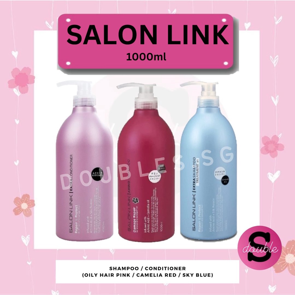 SALON LINK Shampoo/Conditioner 1000ml | Shopee Singapore