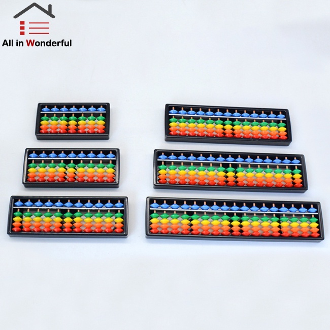 WS Kids Abacus Rainbow Bead Arithmetic Counting Tool For Kids Kindergarten Pupils 7 9 11 13 15 ...