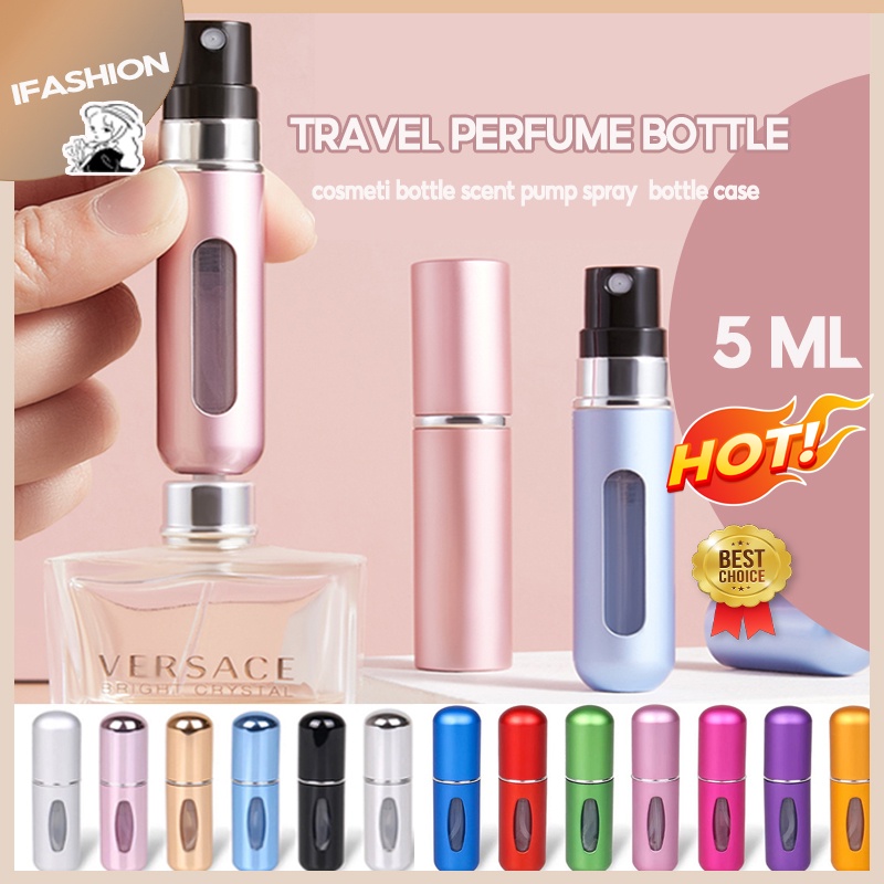 (16 Colors)💓 5ML Travel Portable Mini Refillable Perfume Atomizer ...