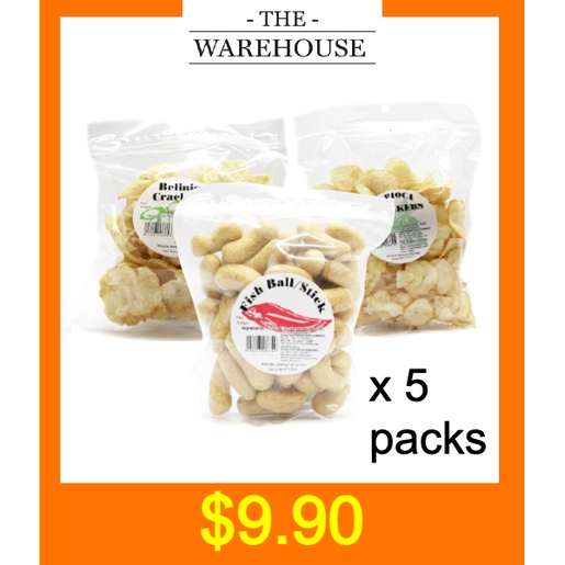 Yong Hup YH Cracker ( Fish Stick, Tapioca Cracker, Belinjo Cracker ) 5 ...