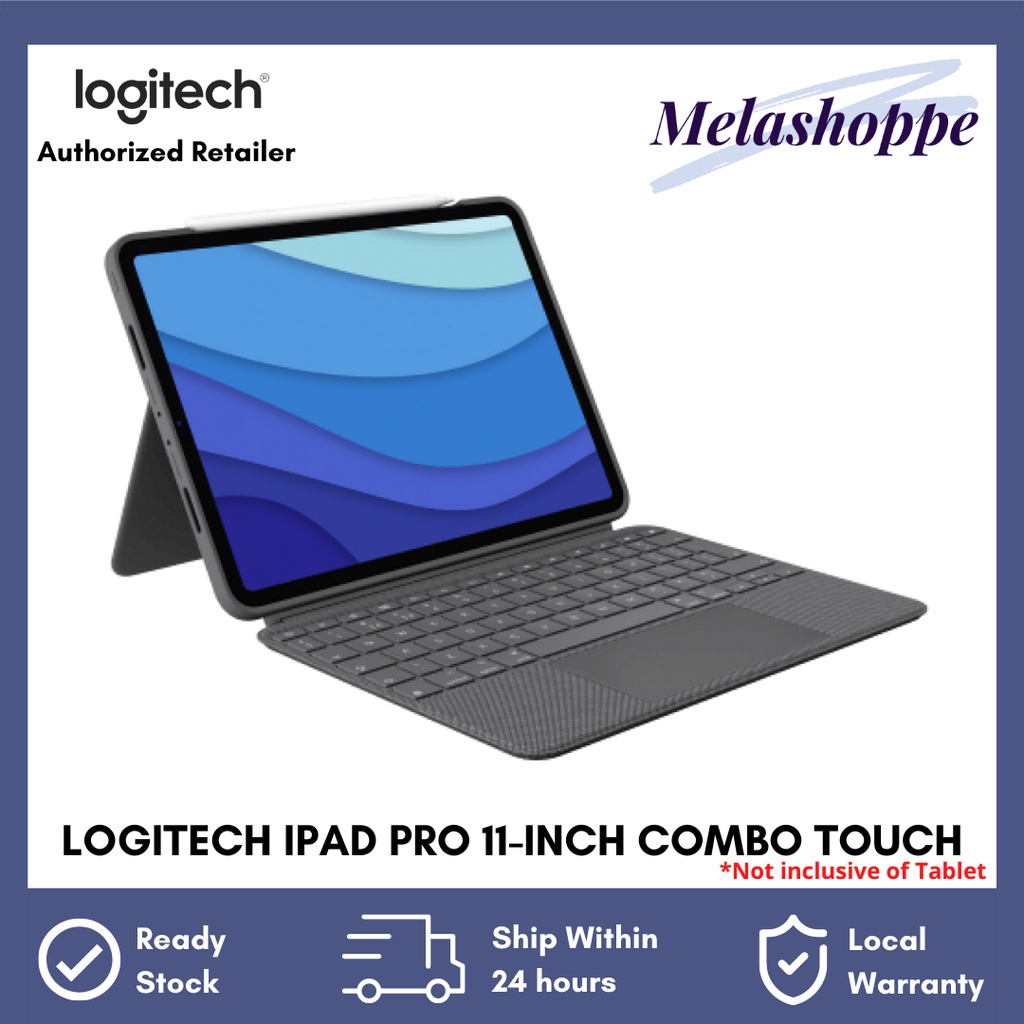 Logitech iPad Pro 11-inch (1st/2nd/3rd/4th Gen) Combo Touch Backlit ...