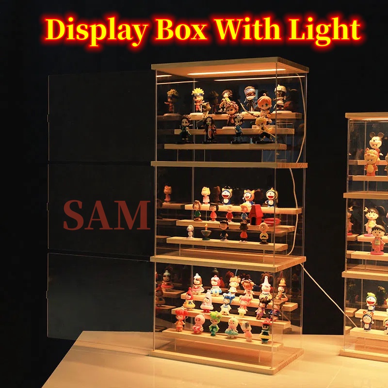Popmart Display Case Display Box With Light Display Box Led Display Box ...