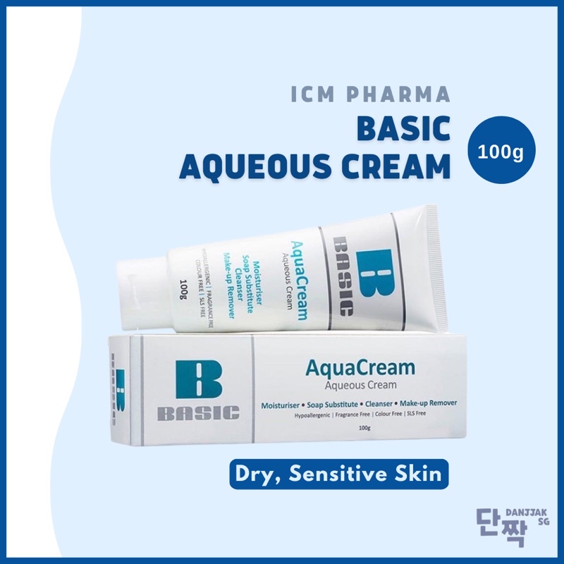 ICM Pharma Basic Aqua Cream Aqueous Cream 100g | Shopee Singapore