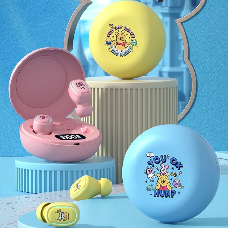 Disney Wireless Bluetooth Noise Cancelling Gaming Earbuds Headphones ...