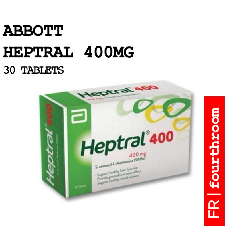 Abbott Heptral 400mg - support healthy liver function (Exp Oct 2023 ...