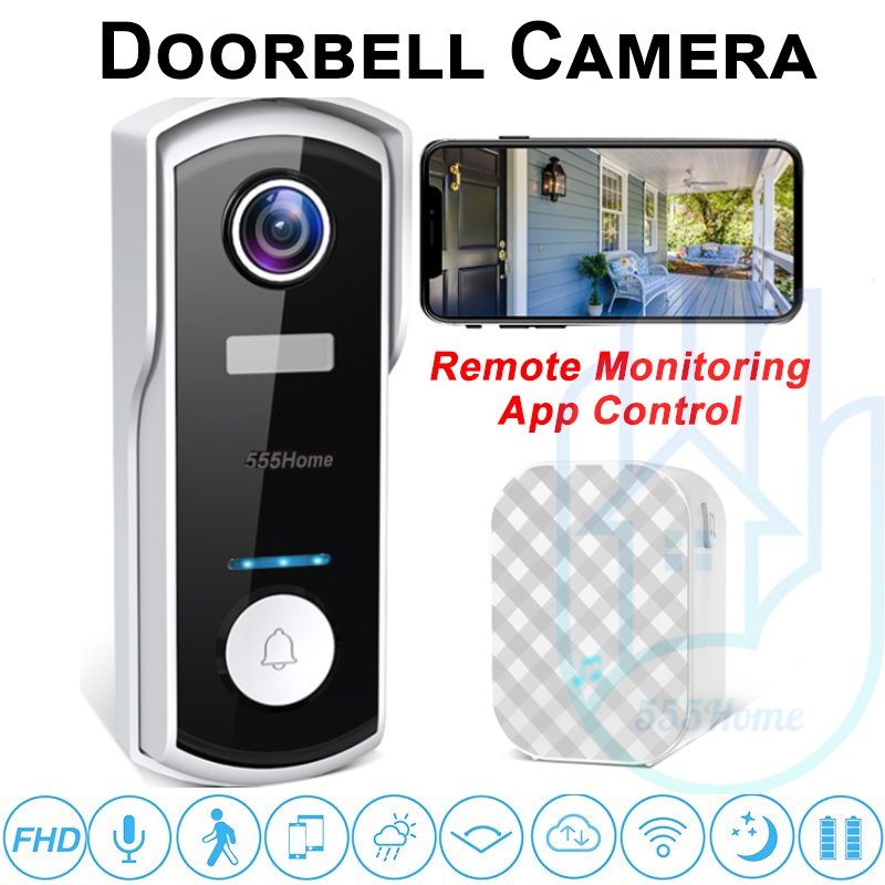 [SG] Doorbell Camera / Smart Security Camera WiFi HD 1080P/ Night ...