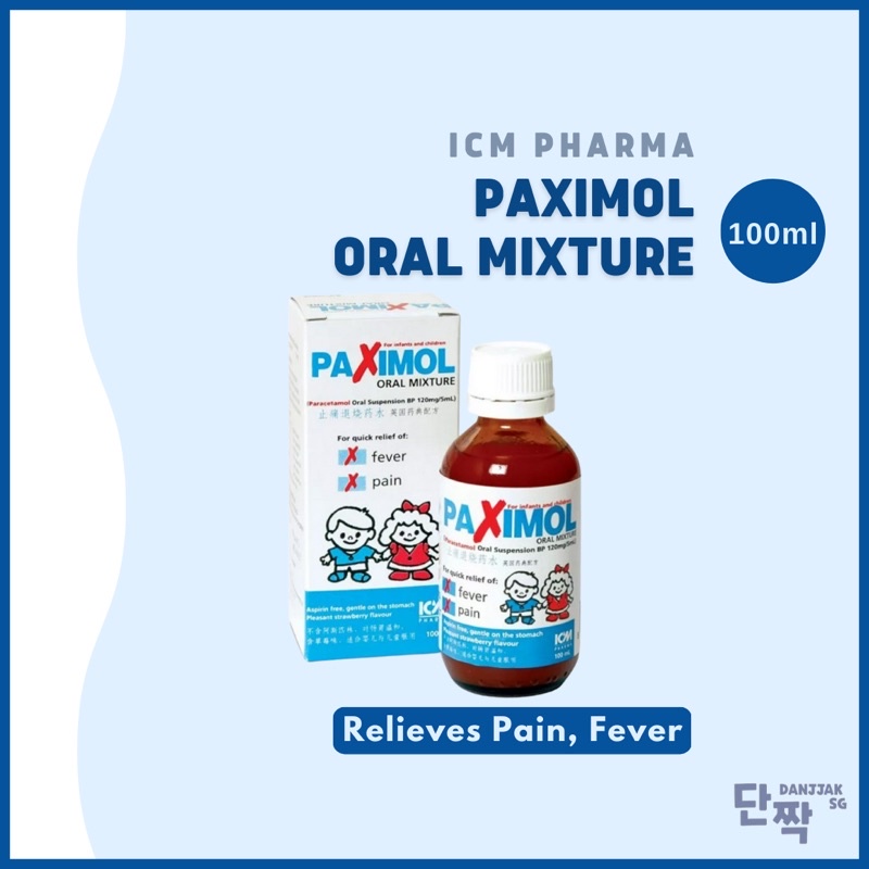 ICM Pharma Paximol Oral Mixture for Infants and Children 100ml ...