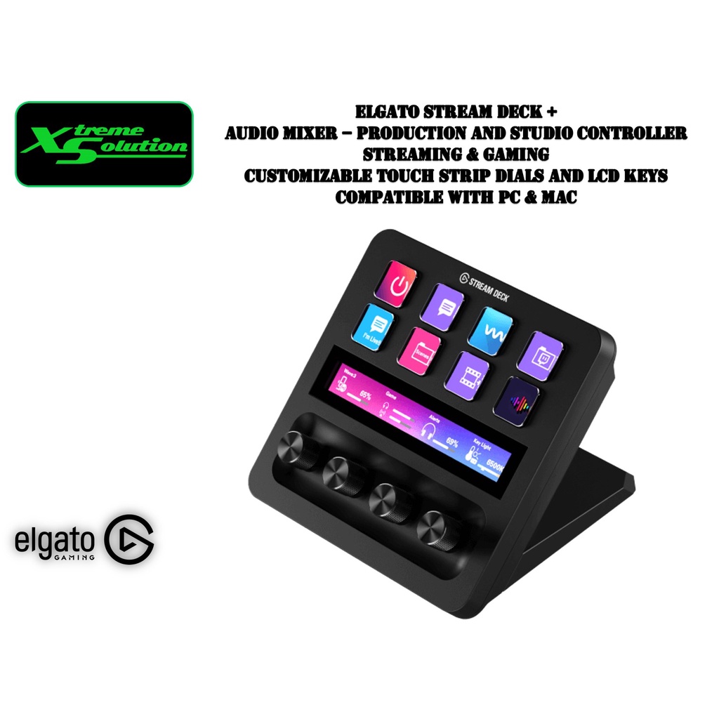 Elgato Stream Deck Plus - Production & Studio Controller | Streaming ...