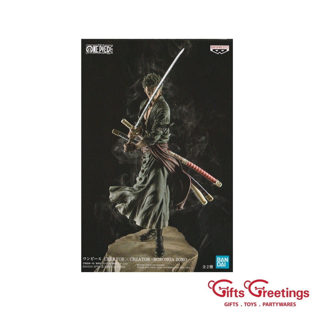 Banpresto One Piece Creator X Creator -Roronoa Zoro- (Ver.A) | Shopee Singapore