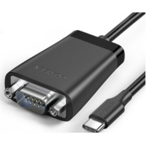 UGREEN USB Type C to DB9 Adaptor Cable RS232 Console Cable 1M Grey DB9 ...