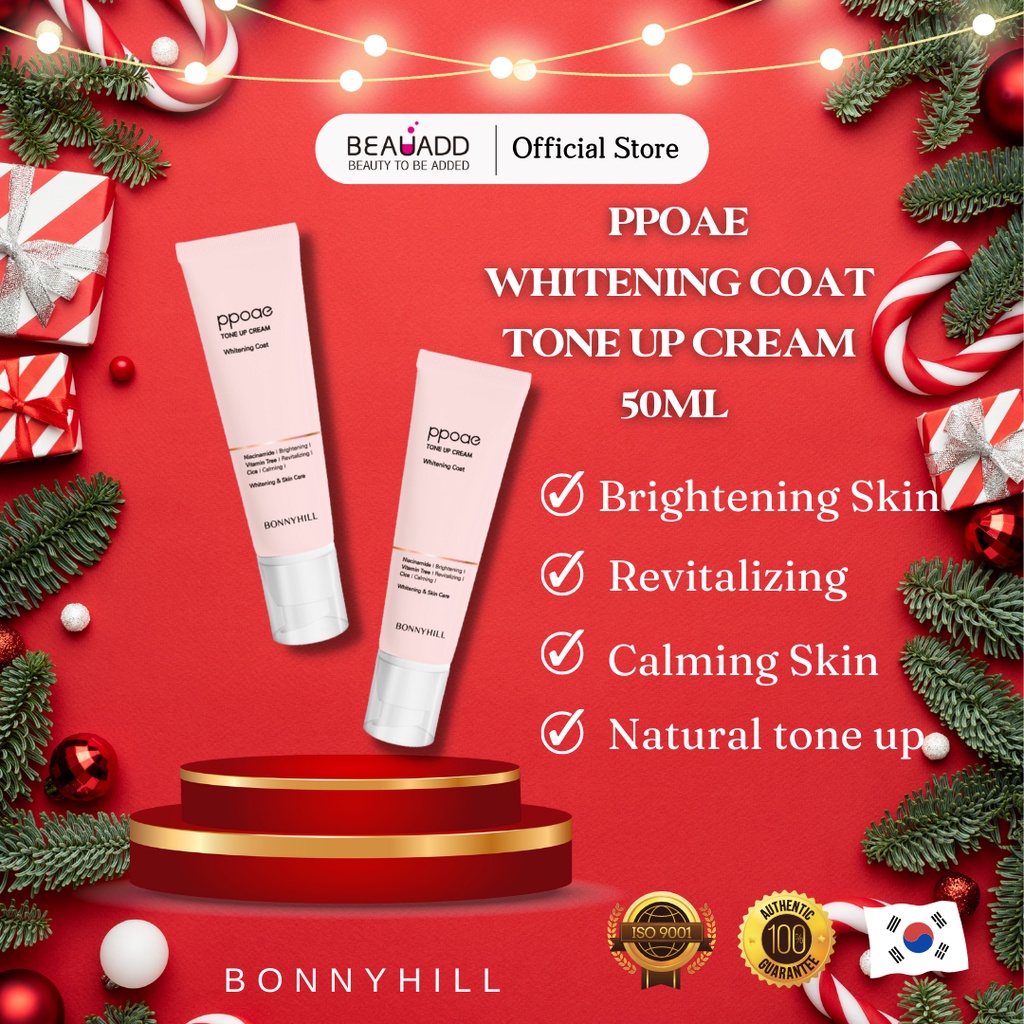 [BONNYHILL] PPOAE WHITENING COAT TONE UP CREAM 50ml - Beauadd Korea ...