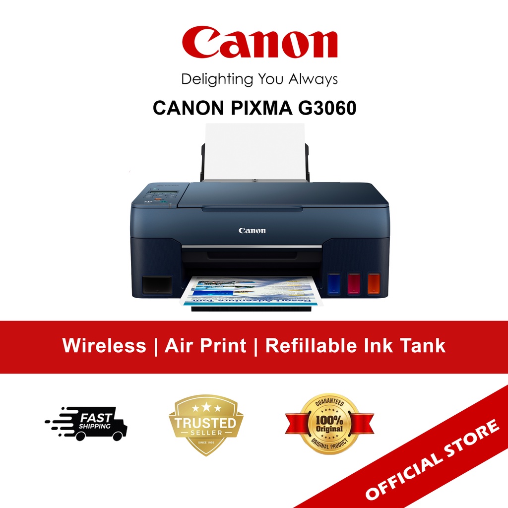 Canon PIXMA G3060 Inkjet Printer | Shopee Singapore