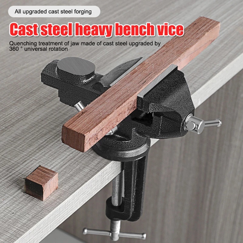[SG SELLER LOCAL STOCK] 360 Rotation Heavy Duty Swivel Base Table Vise ...