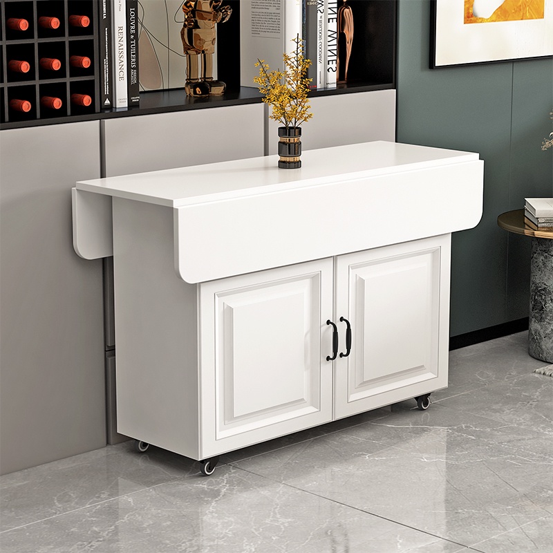 Folding Table Multifunctional Retractable Dining Table Movable Kitchen ...