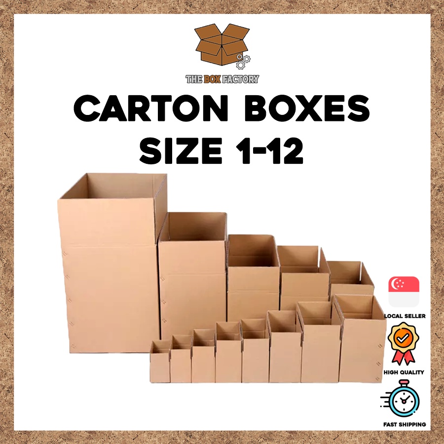 3/5 Layer Corrugated Thick New Carton Box Carboard Boxes Moving Box ...