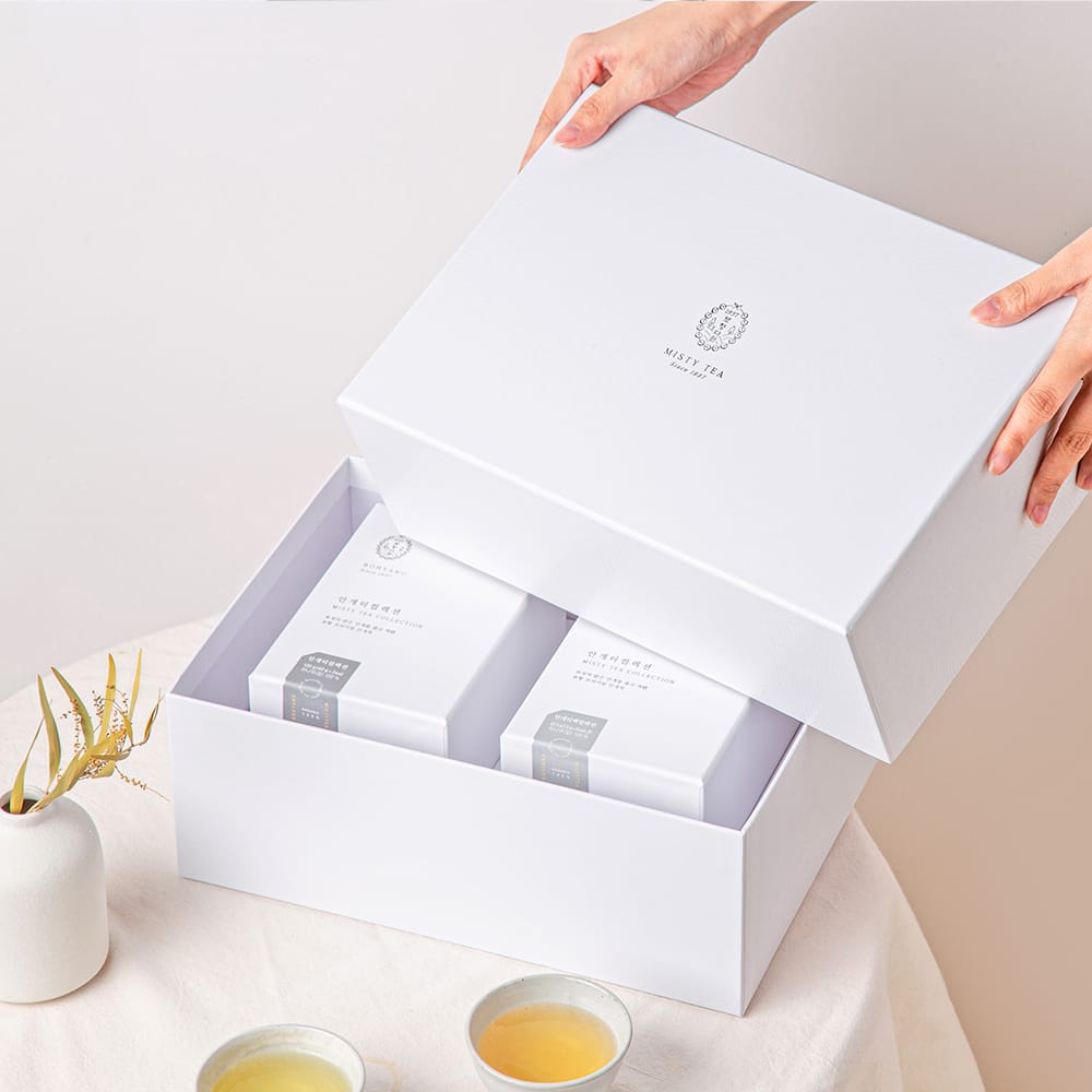 BOHYANG MISTY TEA SET 보성 프리미엄 안개차 컬랙션 세트 -티백 + 잎차 | Shopee Singapore