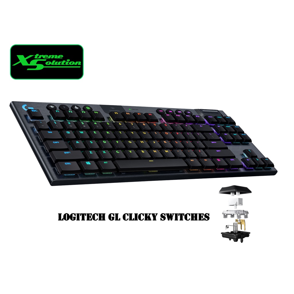 Logitech G915 TKL - Lightspeed RGB Low Profile Mechanical Keyboard ...