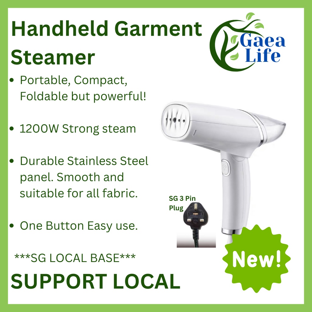 -SG READY STOCK- Handheld Garment Steamer, Portable, Foldable, Compact ...
