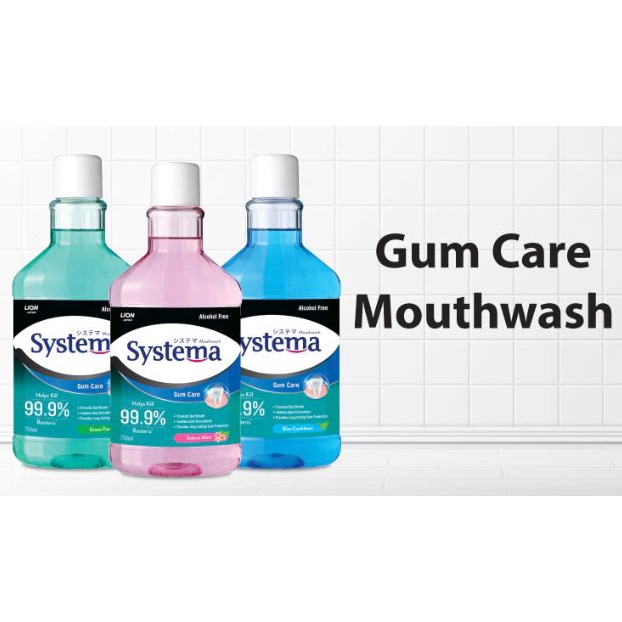 [ Bundle of 2 ] Systema Gum Care Mouthwash 750ml | Shopee Singapore
