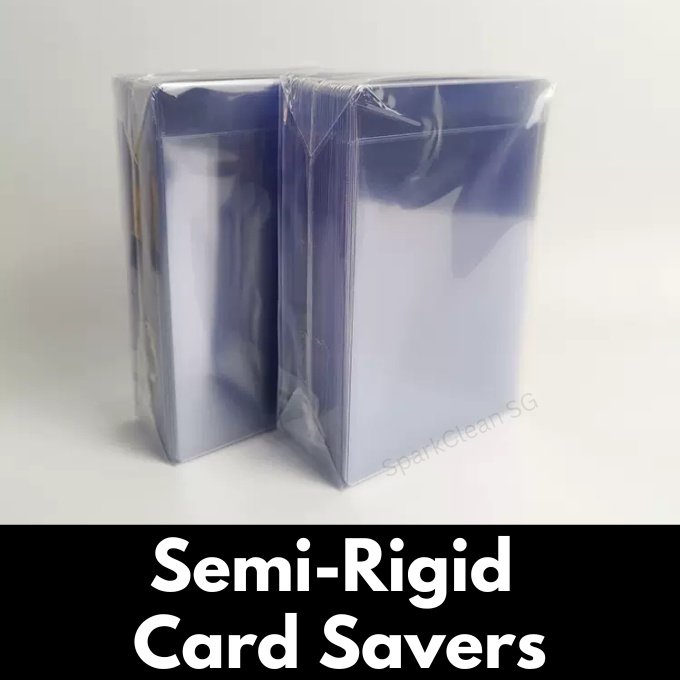 Semi Rigid Card Saver 1 No Logo 50pcs | BGS PSA Grading BCW Cardboard ...