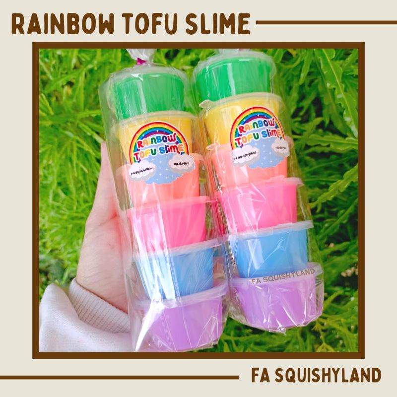 Tofu SLIME Package Contents 6@35ml FREE SLIME ACTIVATOR 30ml | Shopee ...