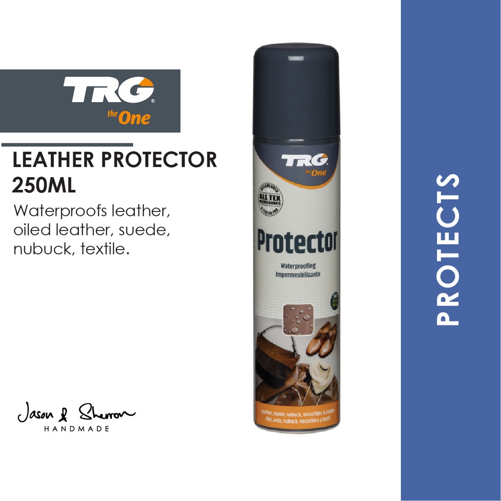 TRG the One Leather Universal Protector 250ml Waterproof spray Self ...