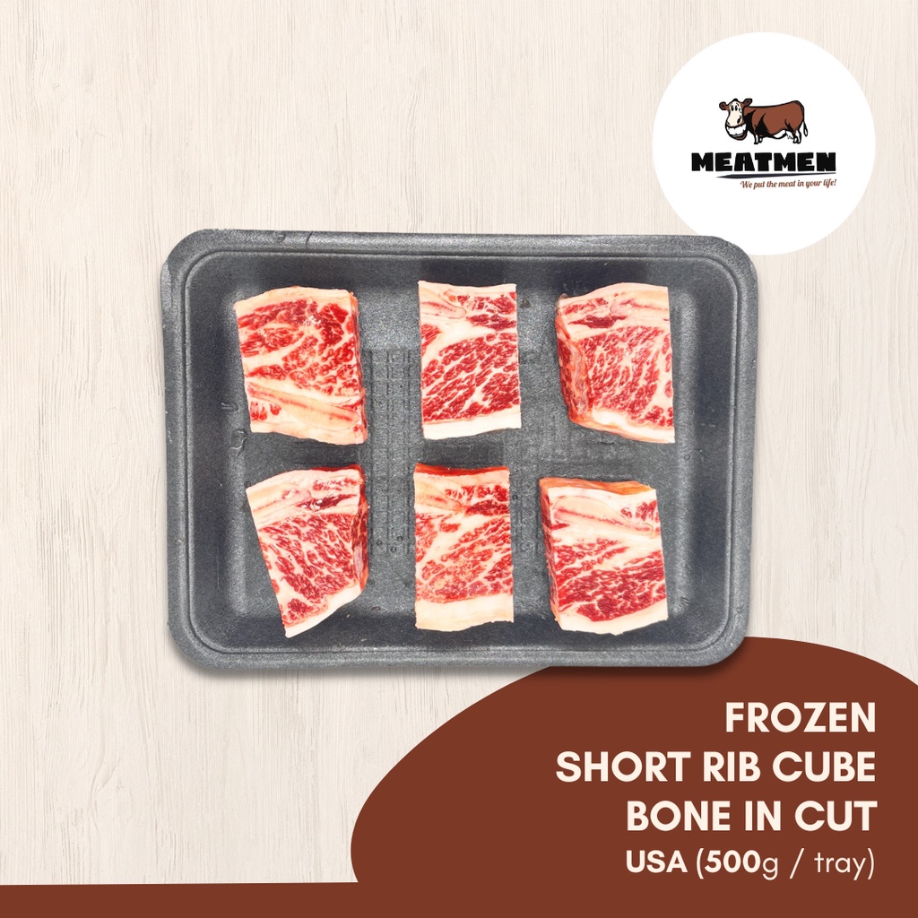 [FROZEN] BEEF SHORT RIB BONE IN CUBE (500G) | Shopee Singapore