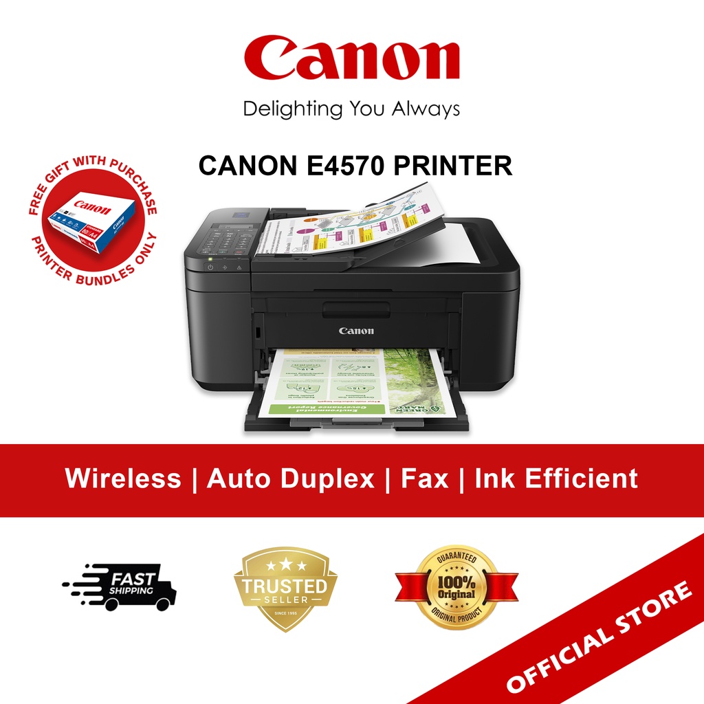 Canon PIXMA E4570 Inkjet Printer | Shopee Singapore