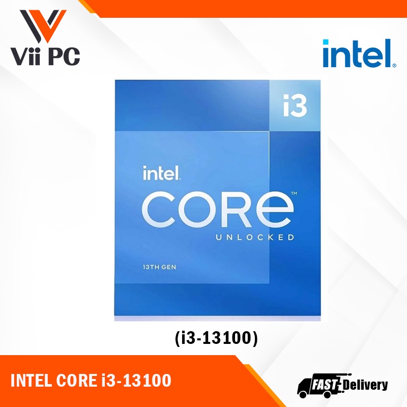 Intel Core i3-13100 13100 I3 13100 Core i3 Processor 3.42GHZ TURBO Up ...