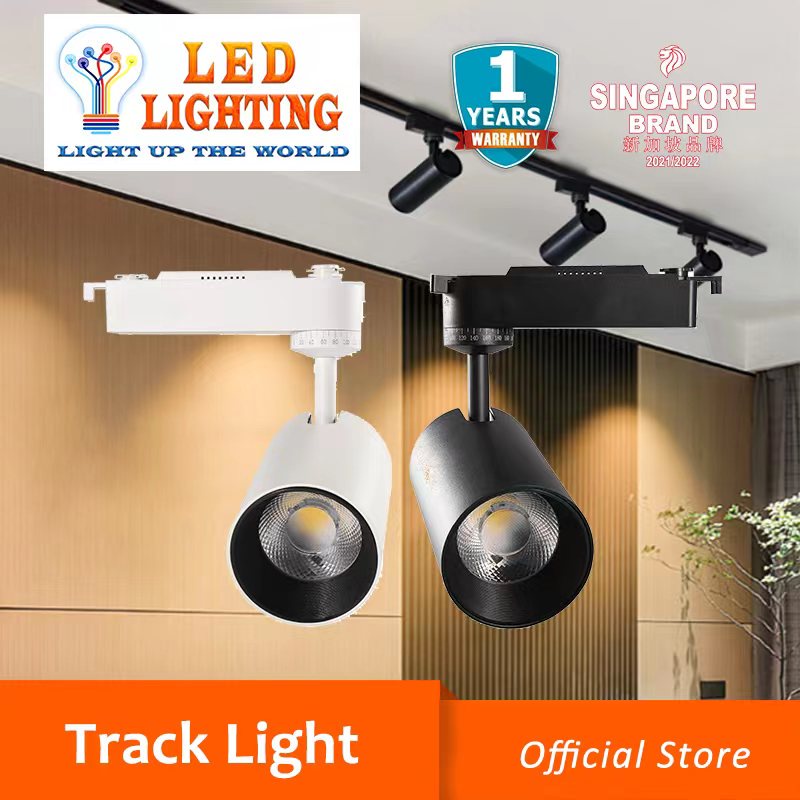 Tricolor LED Track Light 12/20/30W COB Spotlight track lighting Track ...