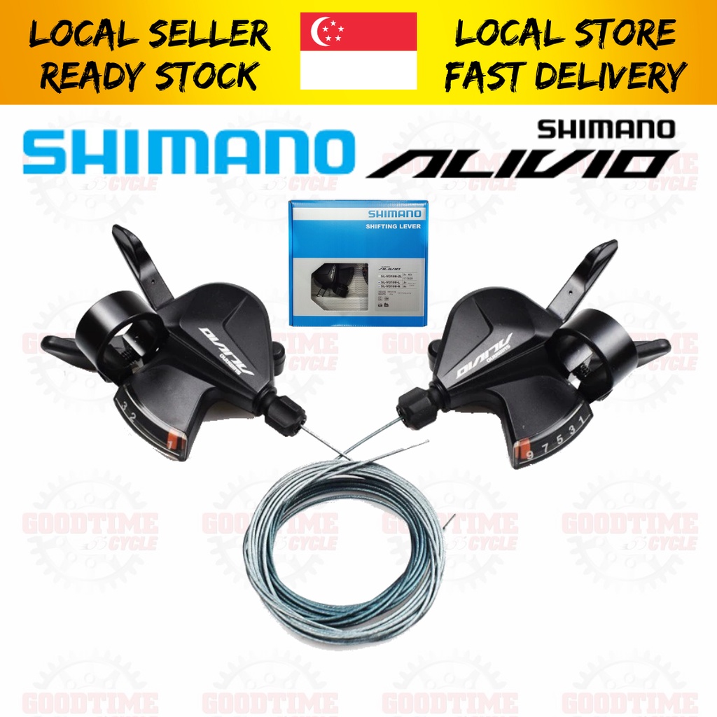 Shimano Alivio SL-M3100 Rapidfire Plus 3x9speed 27speed Shifter Lever ...