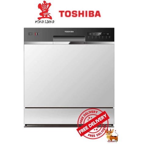 Toshiba Tabletop Dishwasher DW-08T1(S)-SG | Shopee Singapore