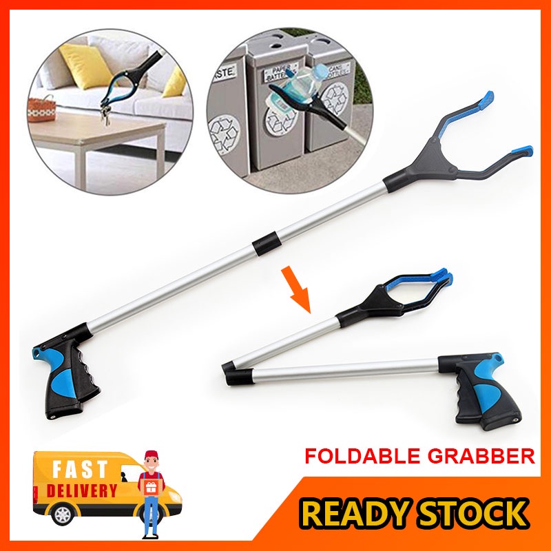 Aluminum Alloy Foldable Litter Reachers Pick Up Tool Picker Grapper ...