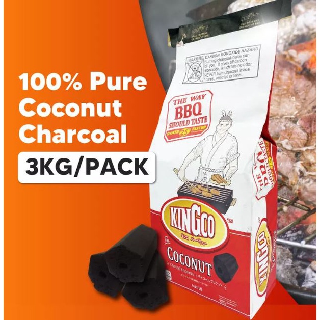 Kingco Coconut Charcoal BBQ 3KG | Shopee Singapore