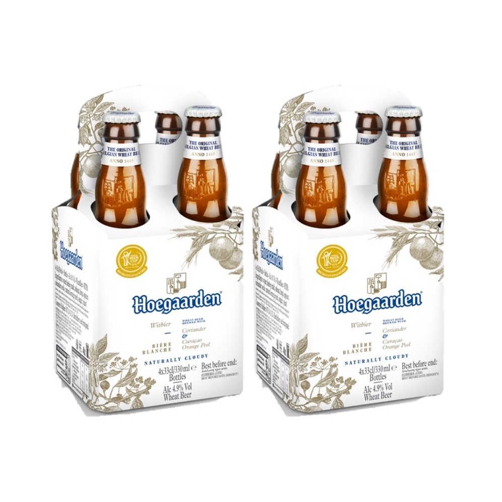[Bundle of 2] Hoegaarden White 4 x 330ml | Shopee Singapore