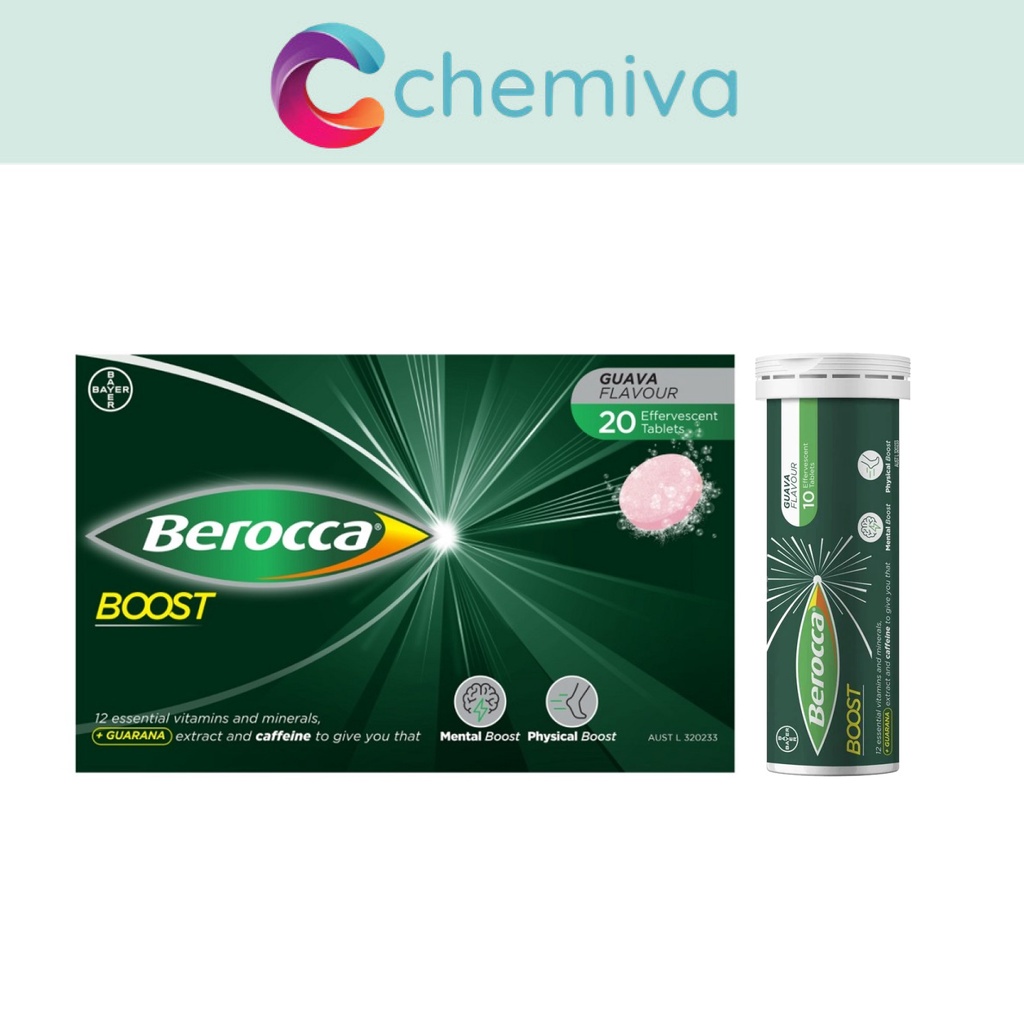 [Fast Shipping] Berocca Boost Energy Vitamin With Guarana 20 ...