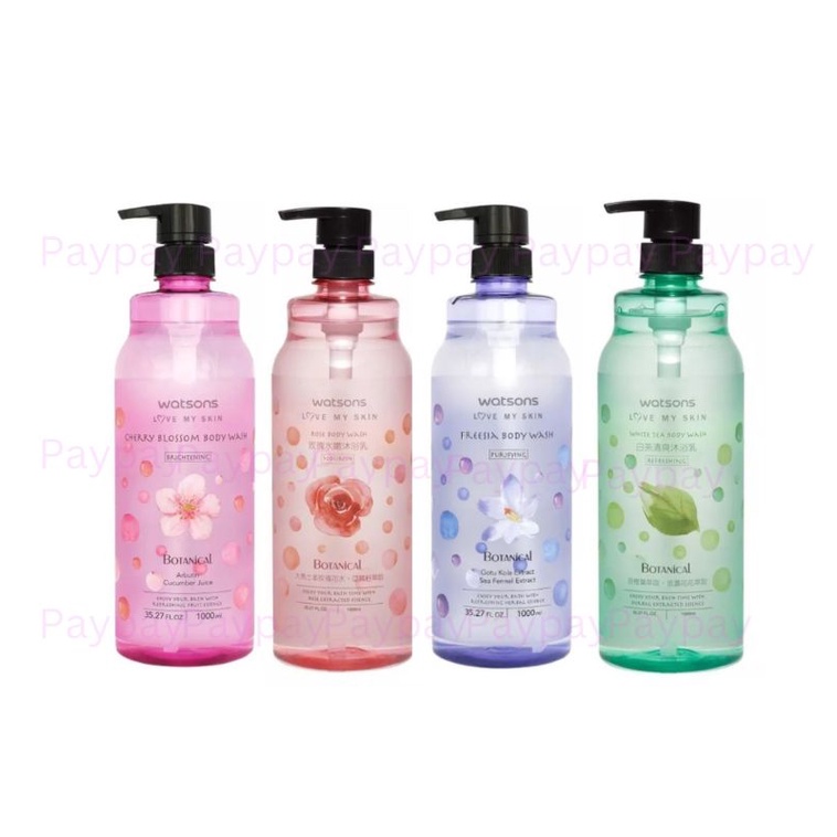 Watson Botanical Body Wash 1L | Shopee Singapore