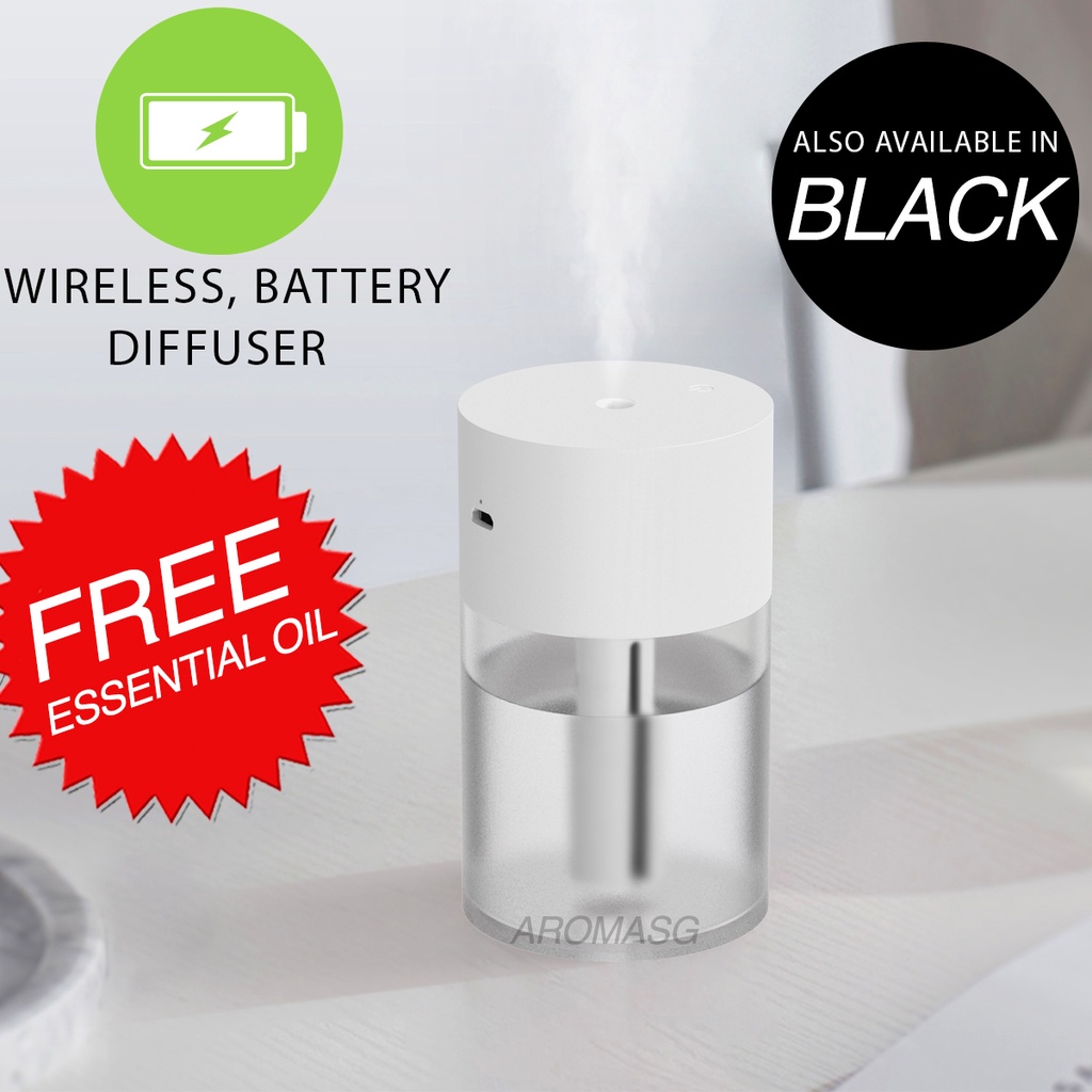 Wireless USB Aroma Air Diffuser | Battery Powered | Humidifier ...