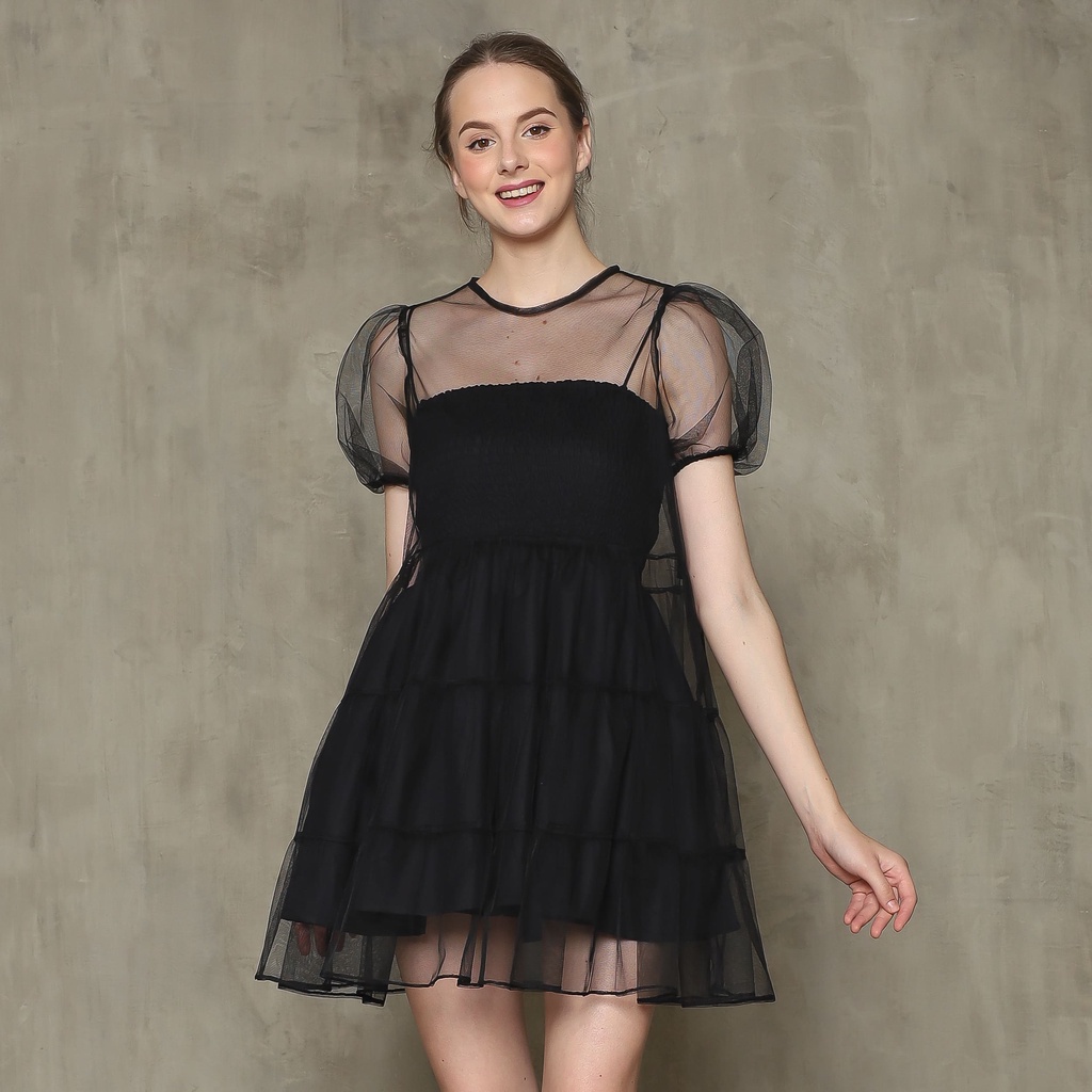 Lacey DRESS SET (OUTER+INNER) | Shopee Singapore