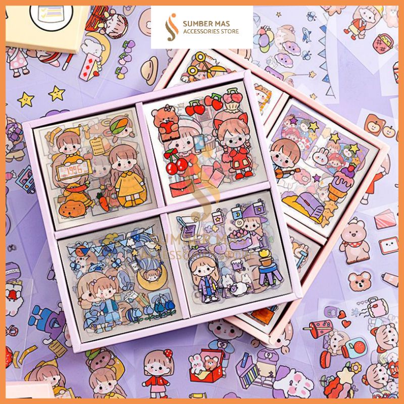 Viral WATERPROOF STICKER Contains 100 Sheets |336 1204 | Shopee Singapore