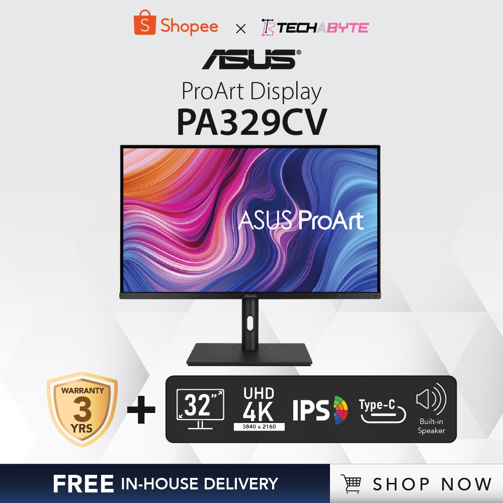 ASUS ProArt Display PA329CV | 32" UHD 4K | IPS | USB-C | Height ...