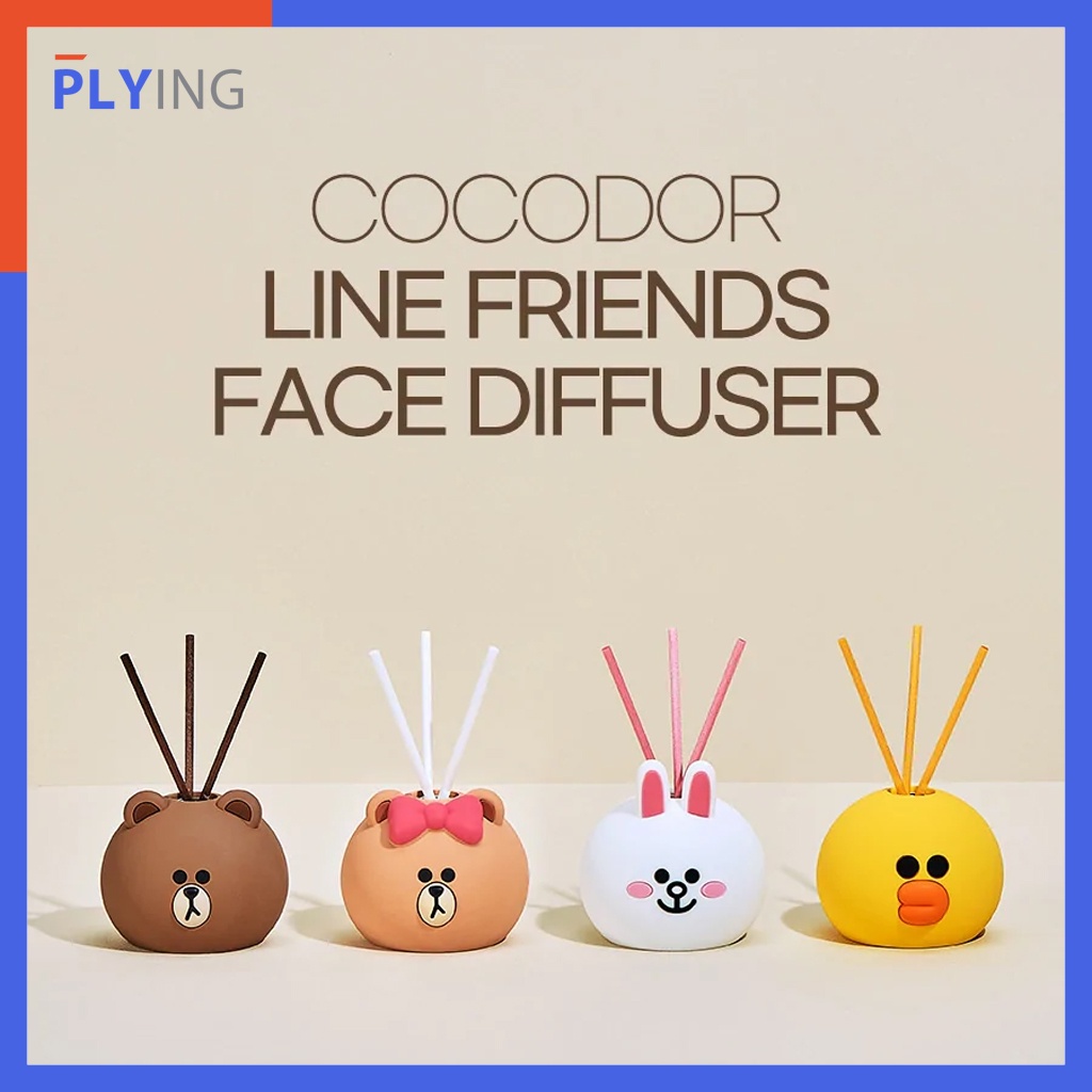 [COCODOR] Line Friends Face Diffuser 50ml / Reed Stick 3pcs / Line ...